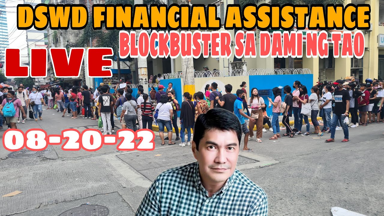 LIVE DSWD FINANCIAL ASSISTANCE - YouTube