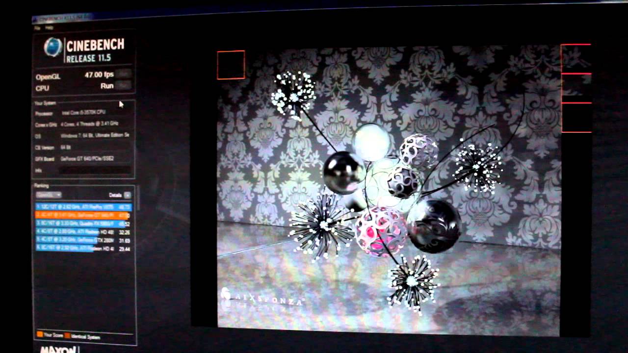 Cinebench Benchmark Test for my custom built PC #2 - YouTube