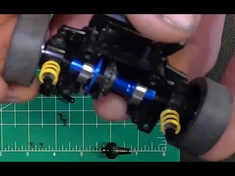 Kyosho Mini z Upgrades Install (Front 1 Way Diff, Springs, and Aluminum ...