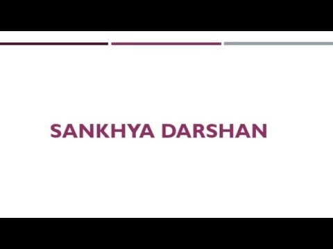 Sankhya darshan #sankhya philosophy #education #bed #net #set #med - YouTube