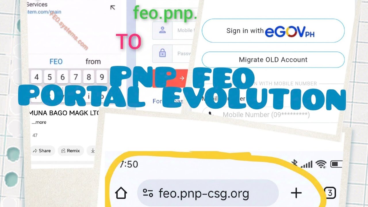 FEO PORTAL feo.pnp.csg.org - YouTube