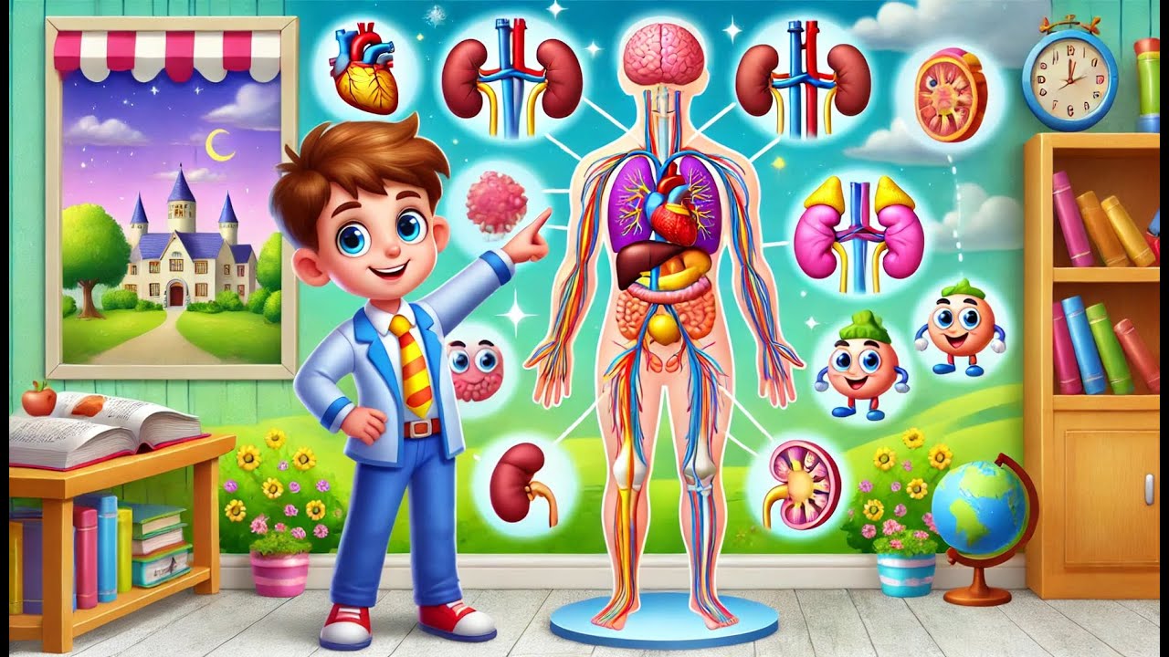 Meet Your Amazing Body Parts! | Fun Animation for Kids - YouTube