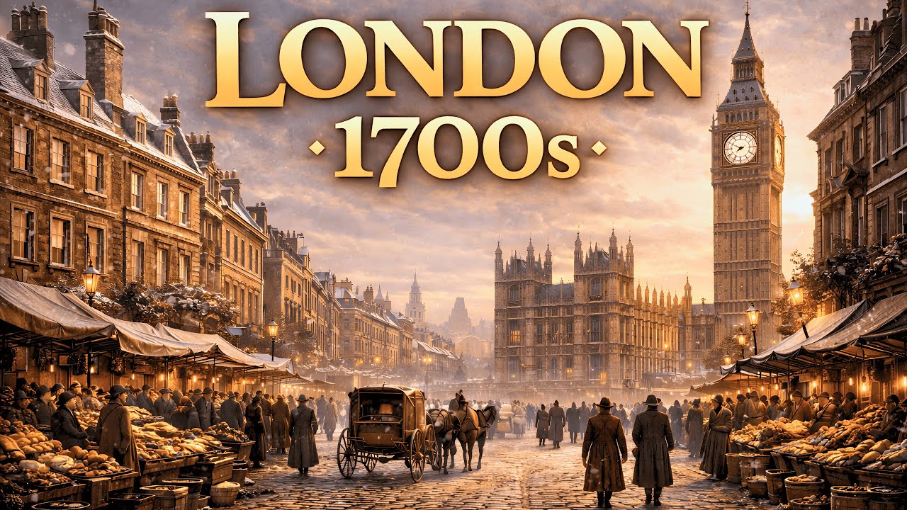 London in the 1700s | A Walk Through the Streets of the Past - YouTube