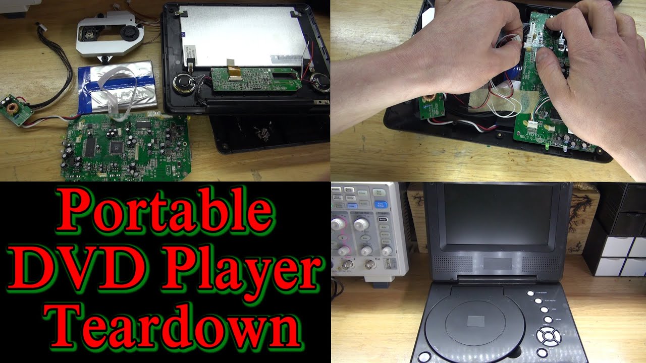 Portable DVD Player Teardown - YouTube
