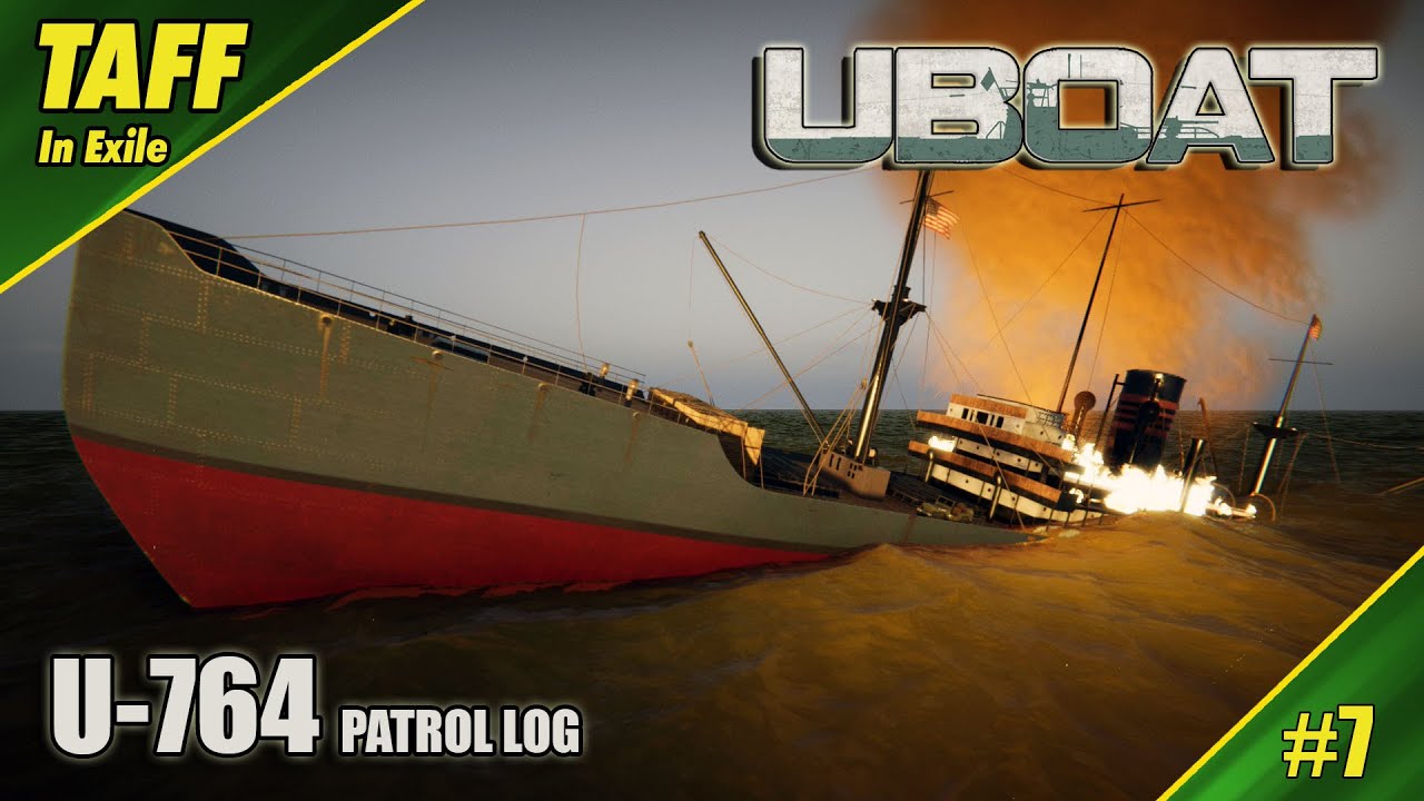 UBOAT | B.128 - Modded Career | U-764 Patrol Log 7 | Thinning the Herd ...