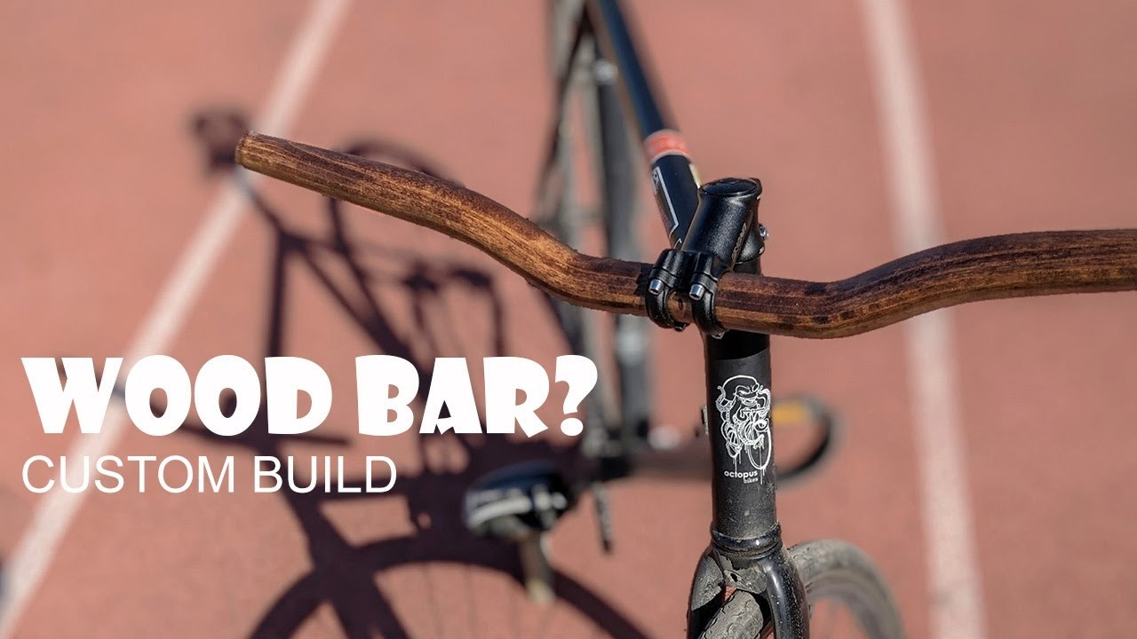 Making wooden bar/Fixed gear riser bar - YouTube
