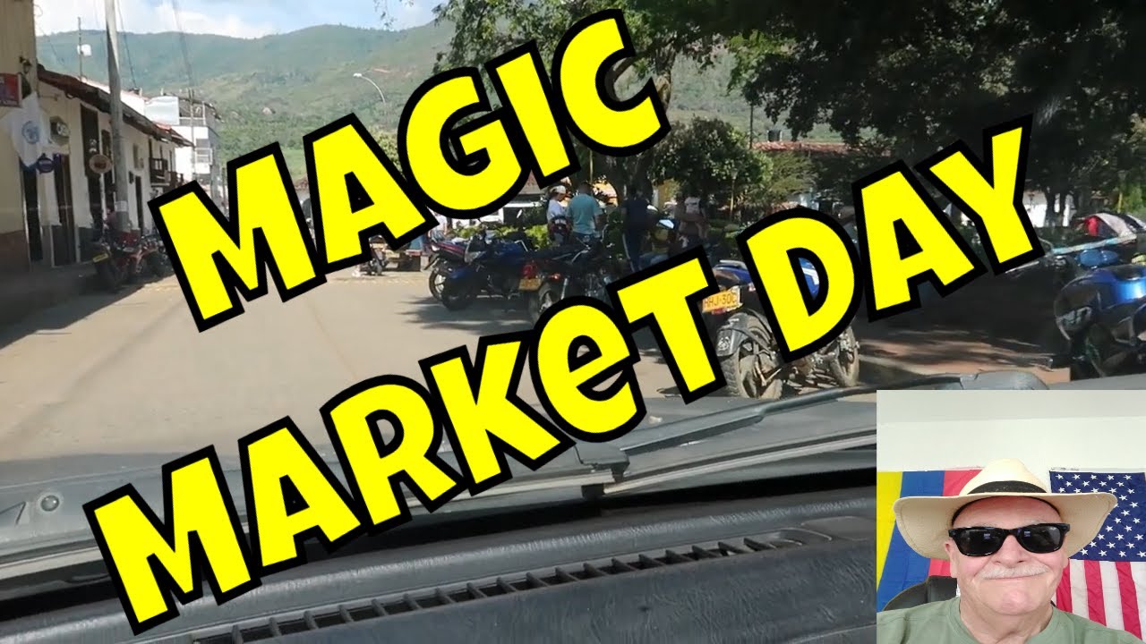 Market Day Magic - A Scenic Drive Through Town! - YouTube