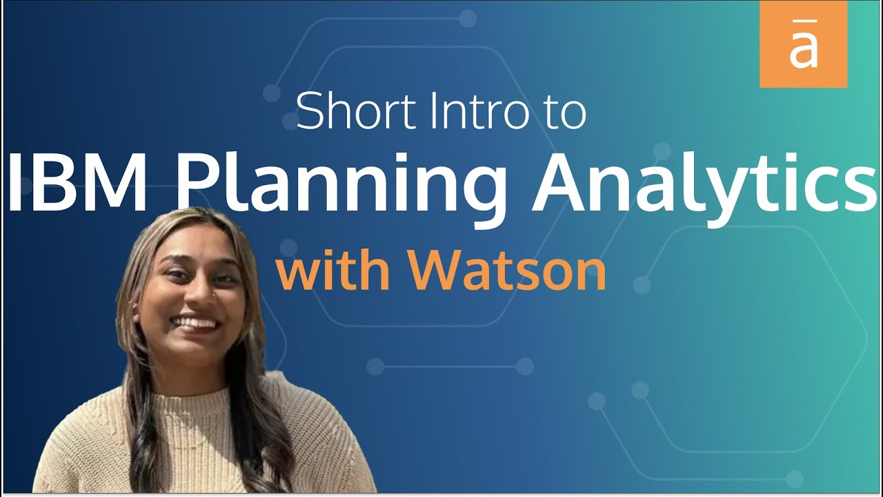 An Introduction to IBM Planning Analytics with Watson - YouTube