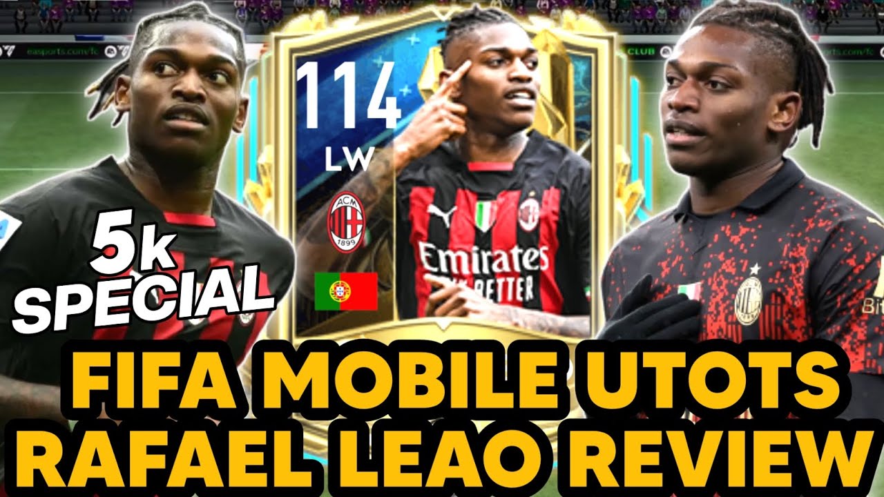 Fifa Mobile UTots Player Review Rafael Leao Gameplay | UTots Rafael ...
