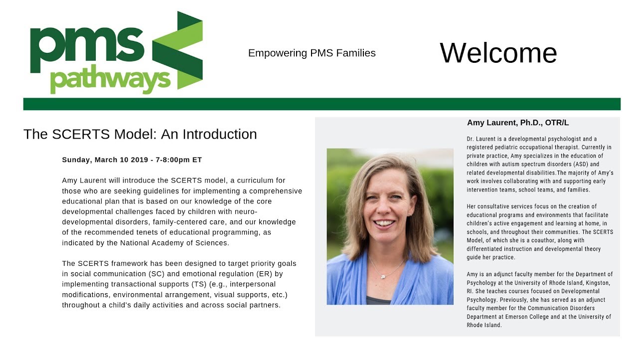 The SCERTS Model An Introduction - YouTube