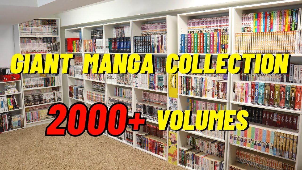 My GIANT Manga Collection 2021 | (2000+ Volumes) - YouTube