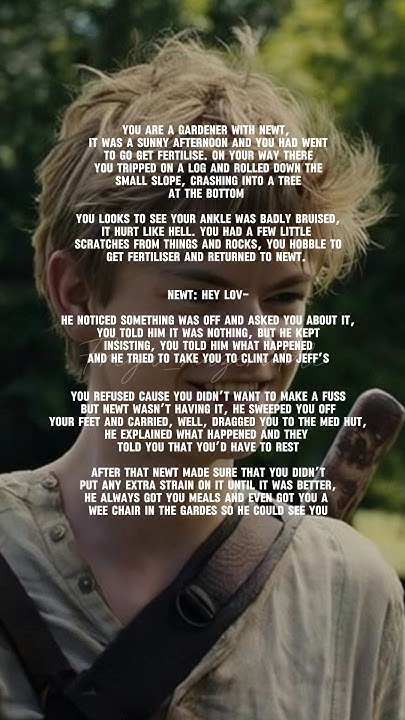 Maze runner boys react to you getting hurt and not going to the medjacks || requested ...