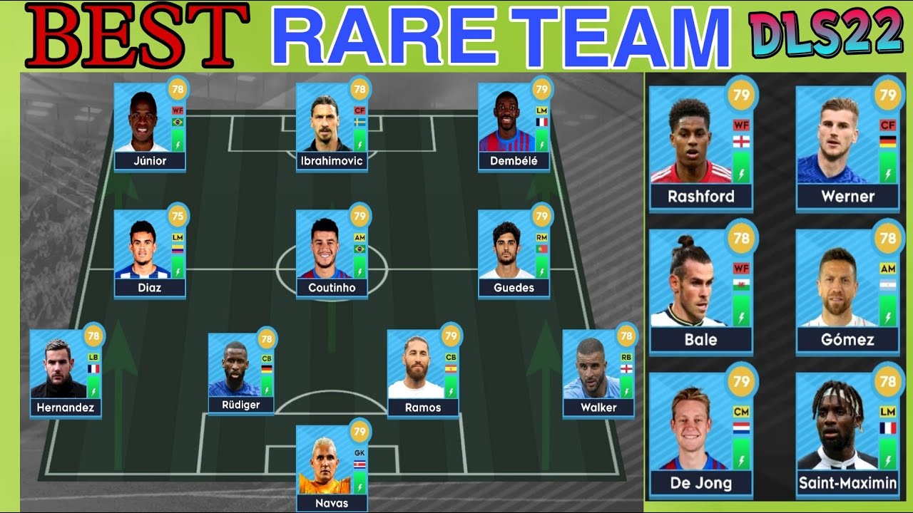 BEST RARE TEAM IN DLS22 - YouTube