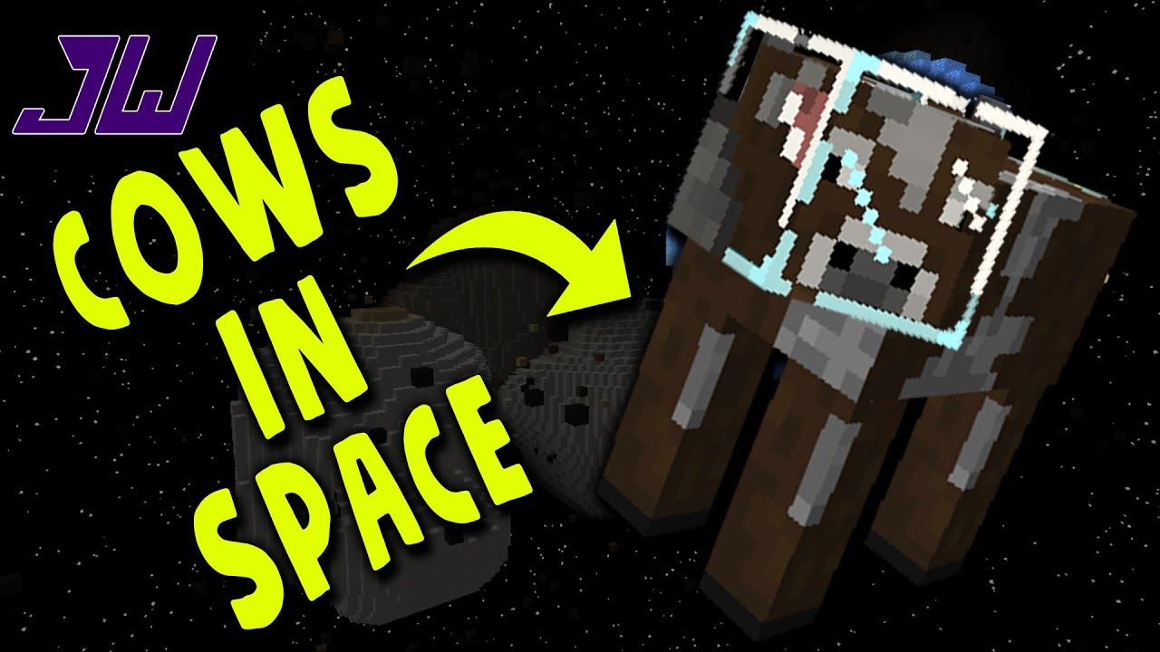 COWS IN SPACE! | Minecraft Galacticraft (Asteroid Challenge) | Episode ...