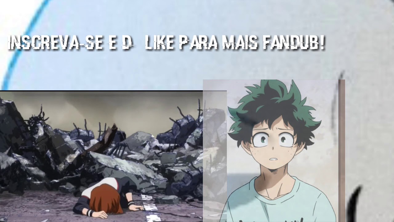 Boku no Hero Academia: Deku saves Uraraka scene (fandub pt-br) - YouTube