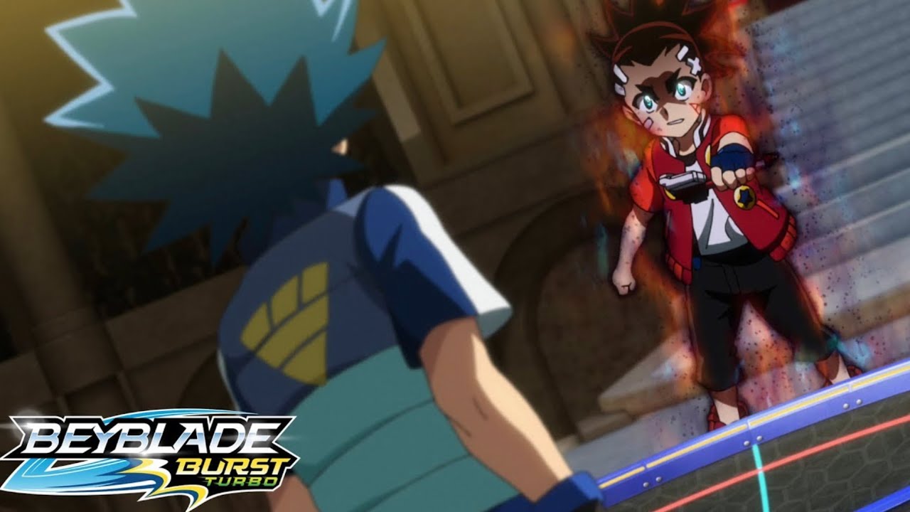 BEYBLADE BURST TURBO Episode 28 : Valt vs Aiger! - YouTube