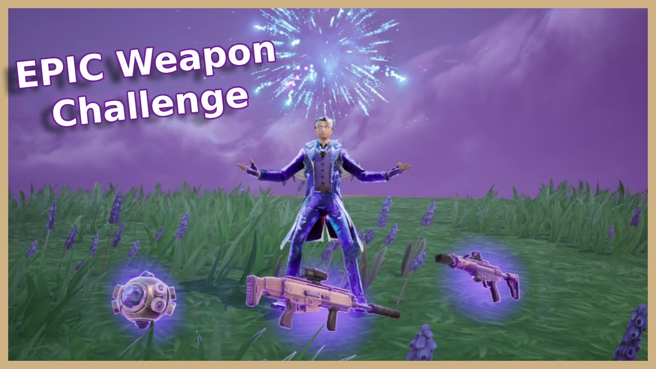Chapter 5 Season 4 Epic Weapon Challenge in Fortnite! - YouTube