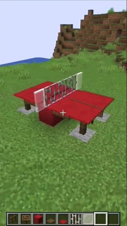 Ping pong table | Minecraft | Crafting | Tutorial | Short Video #shorts ...