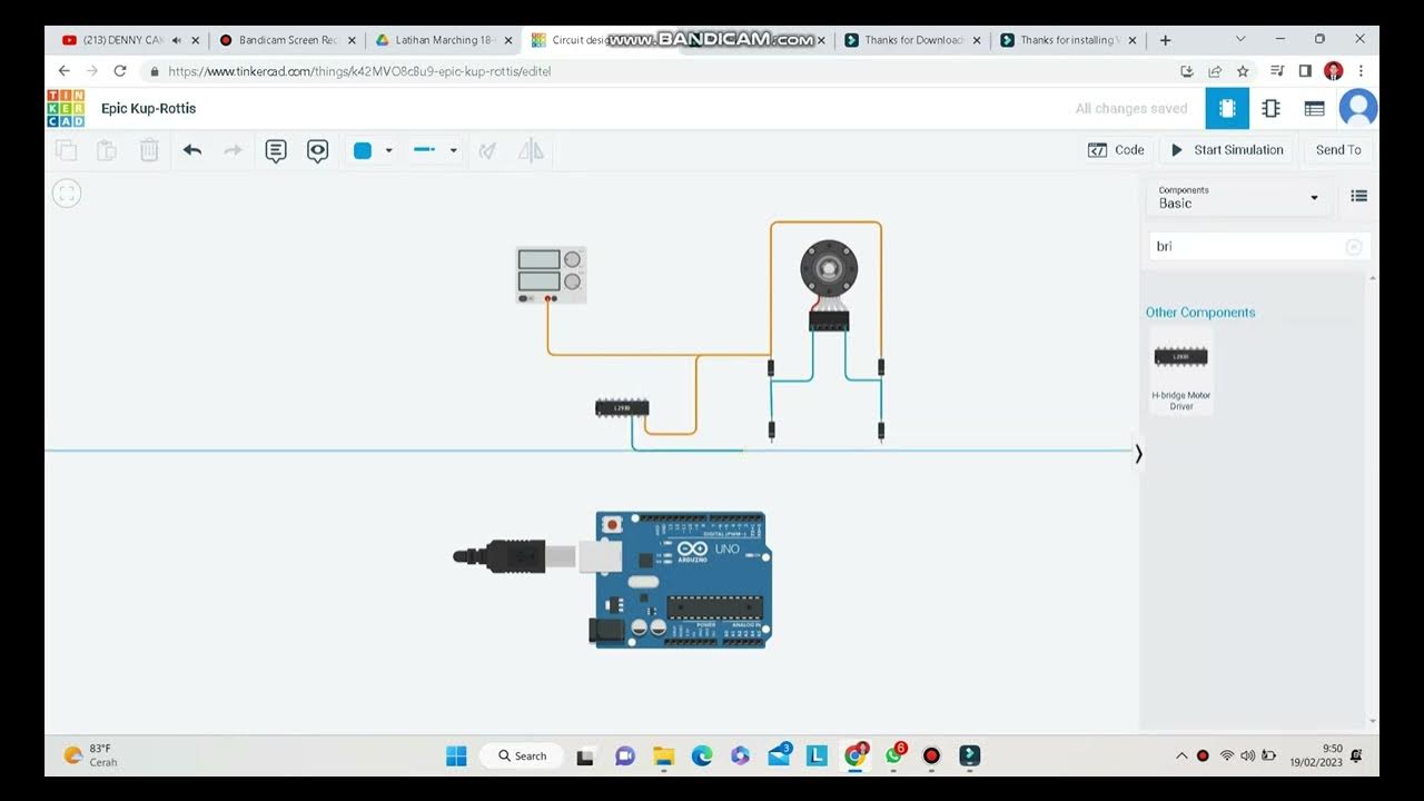 Rangkaian Simulasi Motor DC dengan PID Controller - YouTube