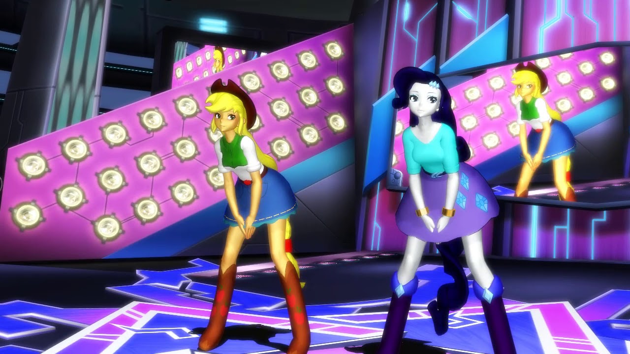MMD - Applejack Rarity - Apple Pie - YouTube