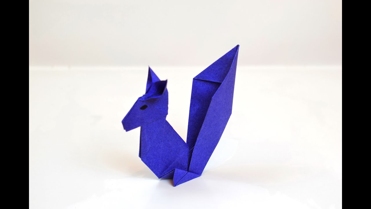 How to make a paper Squirrel? - YouTube