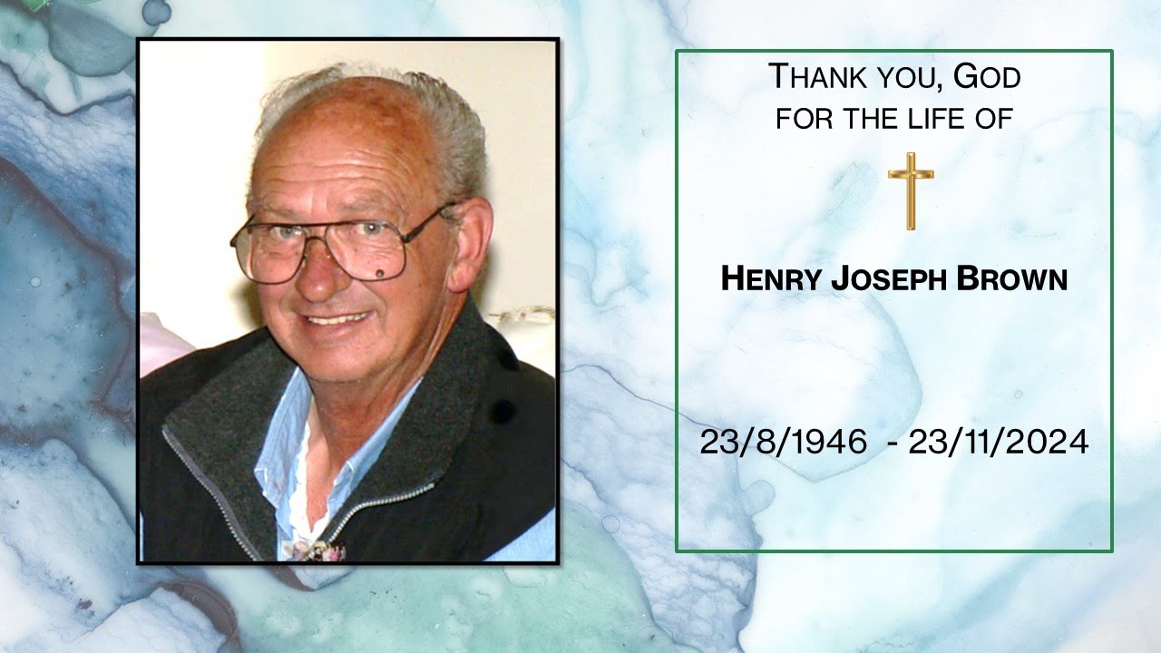 Funeral of Henry Joseph Brown 3/12/2024, Holy Trinity Lutheran Church ...