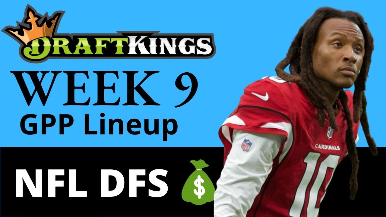 NFL DraftKings Week 9 GPP Lineup 2022 & NFL DFS Strategy - YouTube
