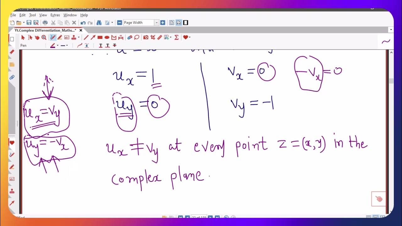 Lec5/Complex Differentiation/Differentiability of Complex Function - YouTube