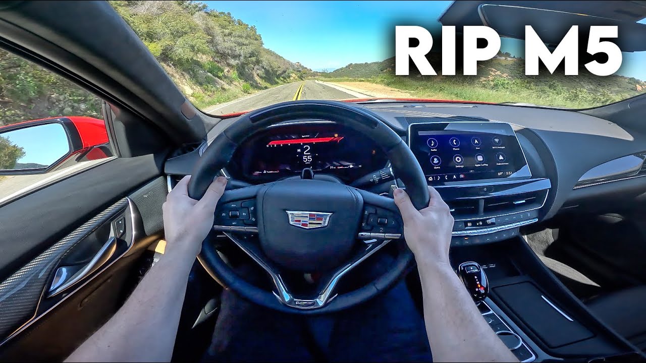 What It's Like To Drive A 2024 Cadillac CT5-V Blackwing (POV) - YouTube