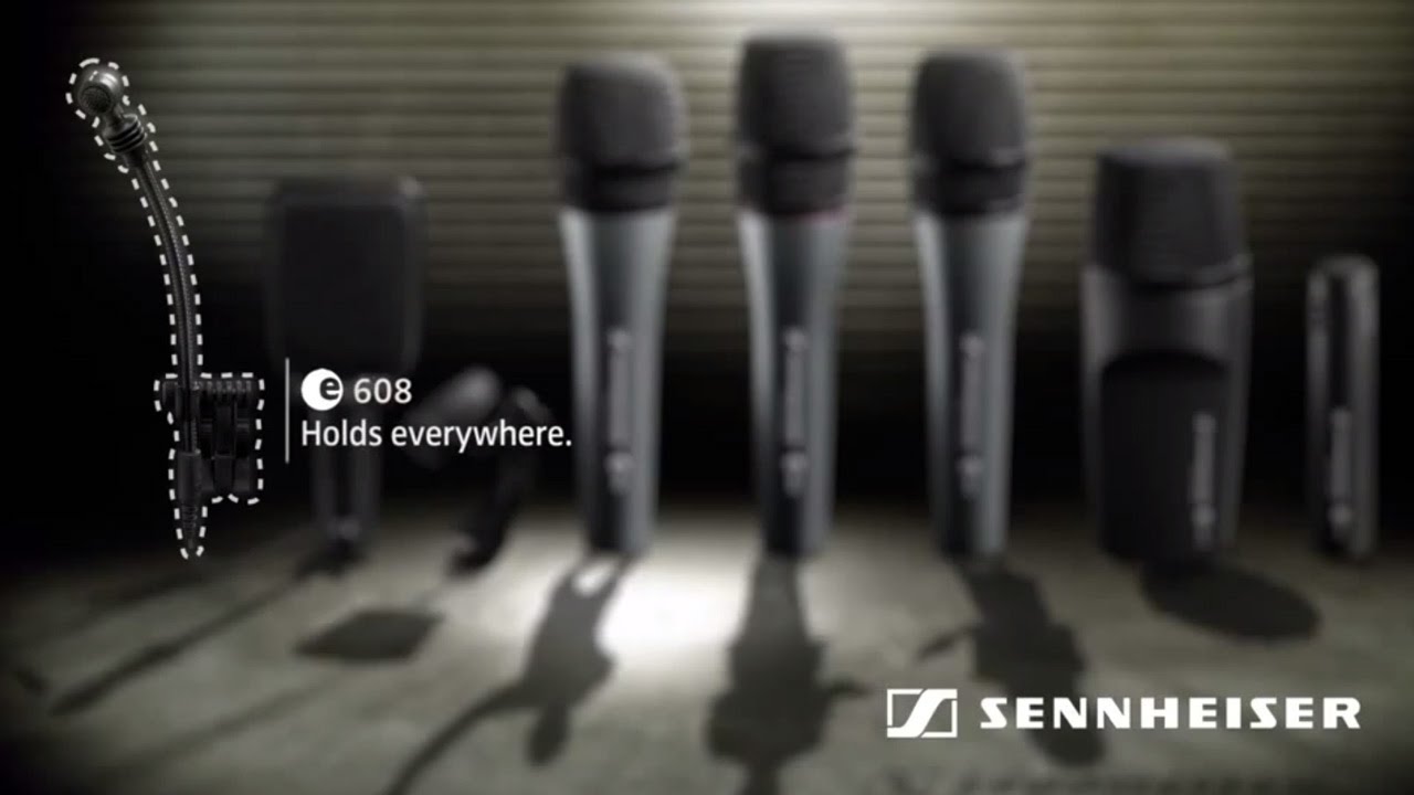 Sennheiser e608 - Microfone dinâmico para metais - YouTube