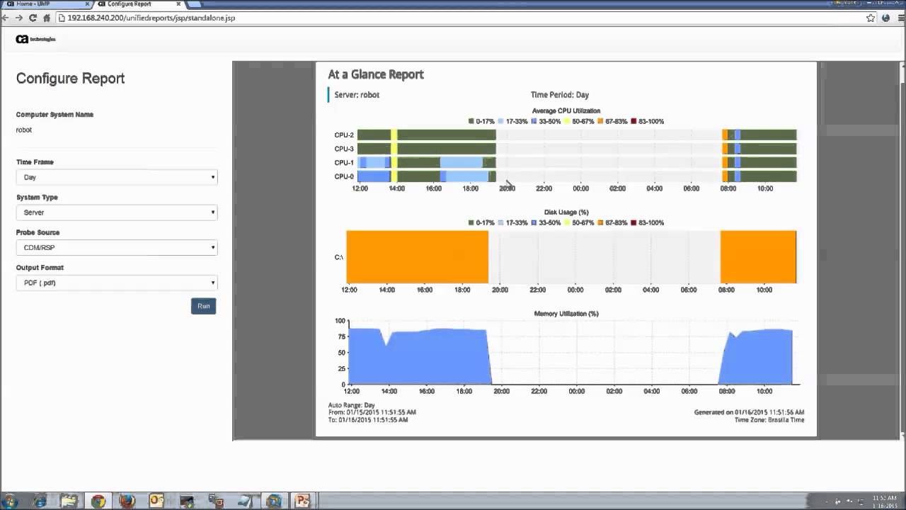 CA UIM: At a Glance Report - YouTube