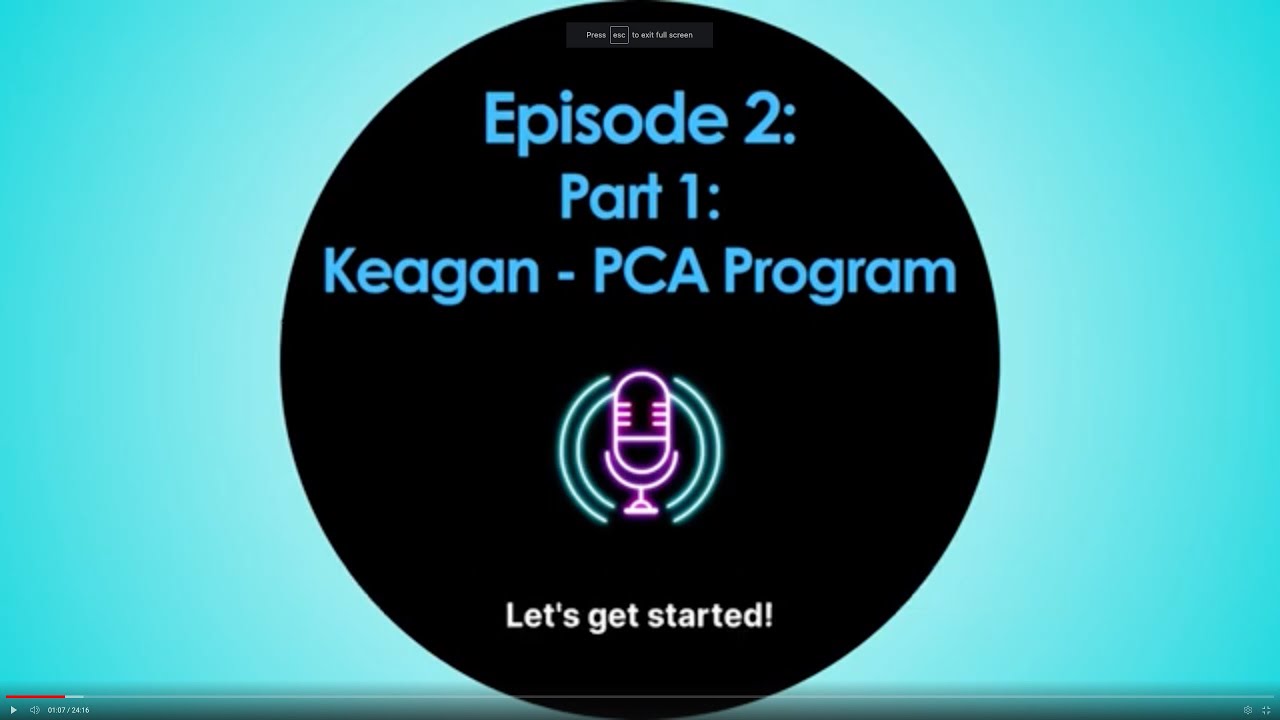 Ep 2 Part 1: PCA Program - YouTube