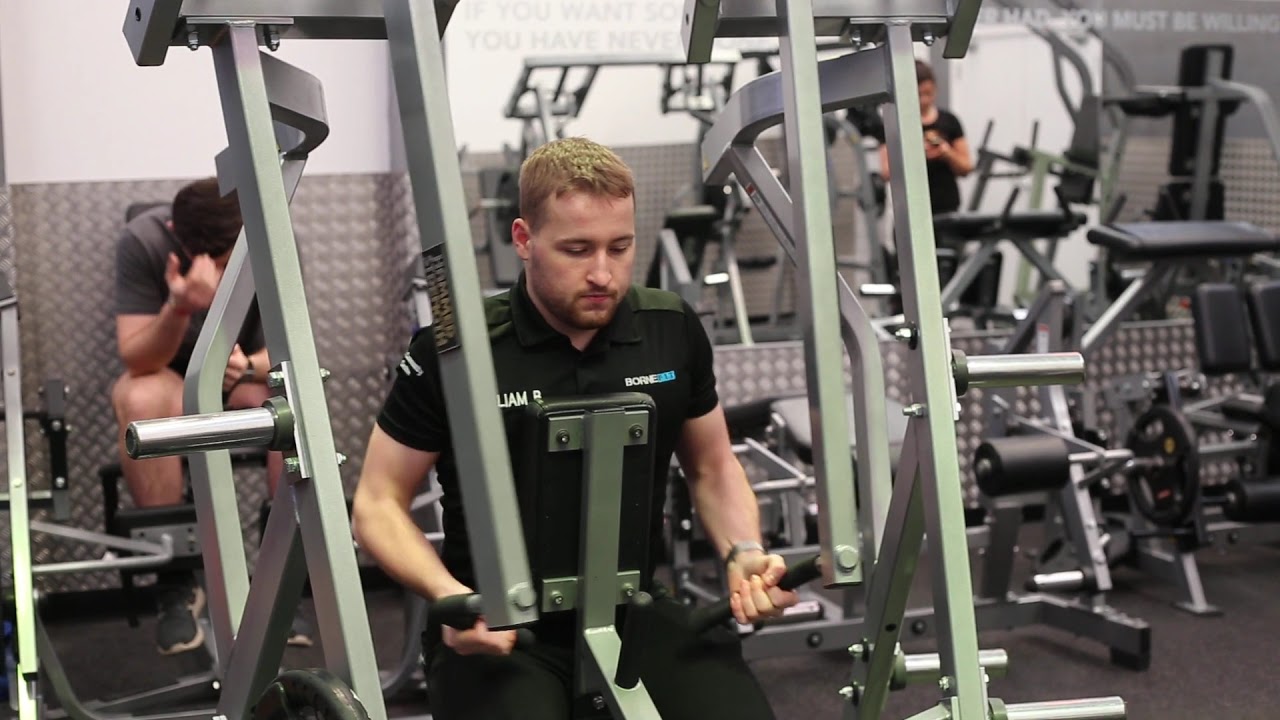 Hammerstrength DY Row Machine - YouTube