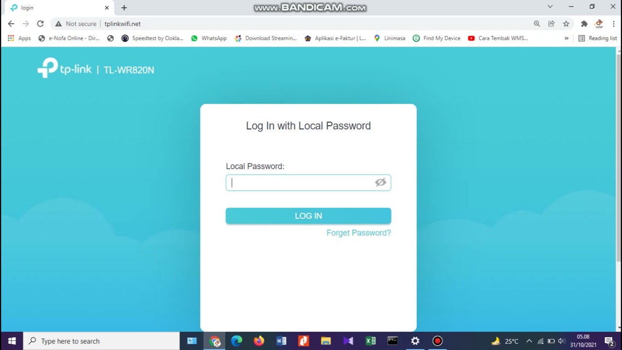 CARA MENGGANTI PASSWORD WIFI PADA ROUTER TPLINK TL-WR820 - YouTube