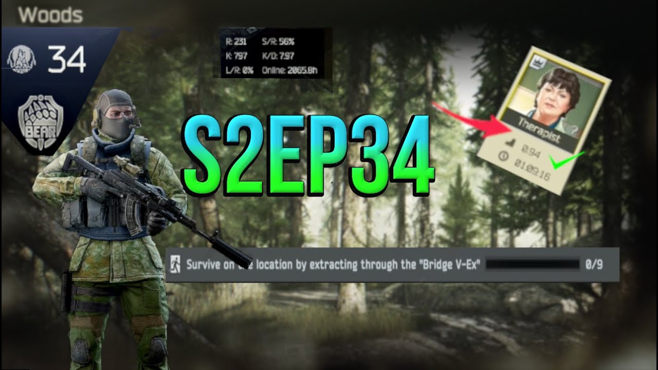 VOD - EFT - S2EP34 - WOODS extractions for weekly, slow gameplay ...