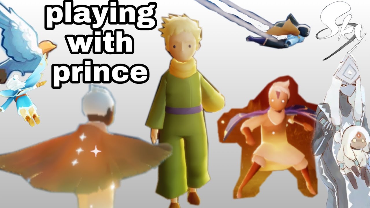 Little prince playing game, sky children of the light"For new player ...