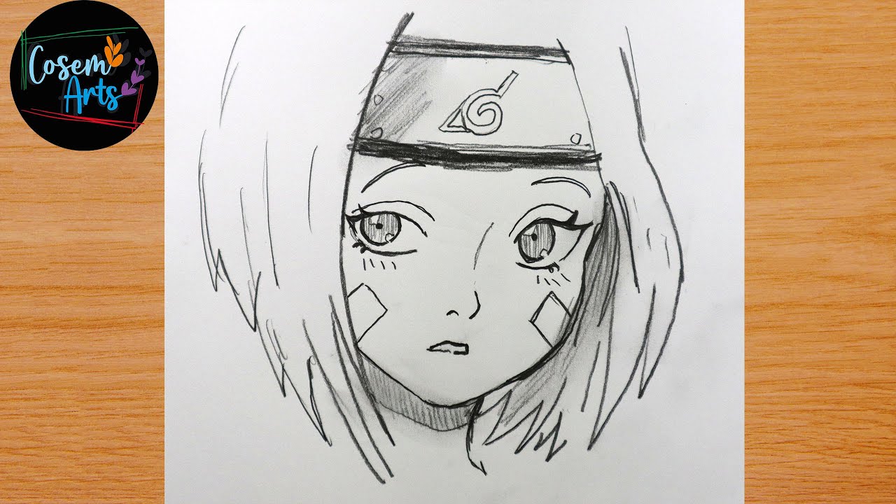 Anime pencil Drawing || How to draw an anime girl Step by step - YouTube