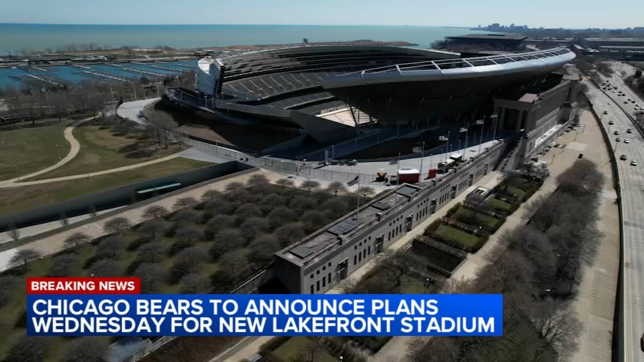 Bears to unveil plans for new lakefront stadium - YouTube