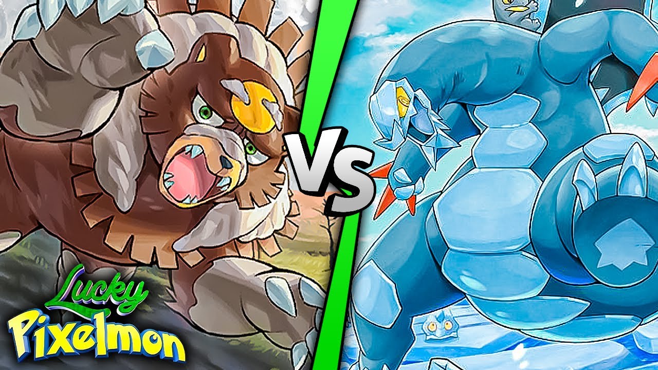 Minecraft LUCKY PIXELMON - URSALUNA vs BAXCALIBUR ! Desisto... - YouTube