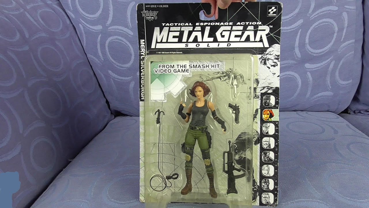 McFarlane Toys Metal Gear Solid Meryl Silverburgh Action Figure - YouTube