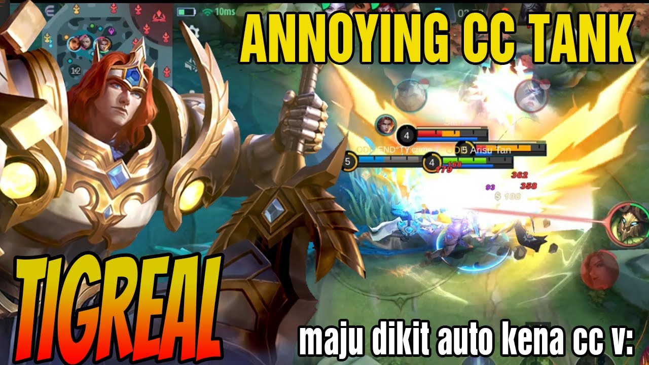 Tigreal Super Annyoring Tank Full CC - Build Top 1 Global Tigreal ...
