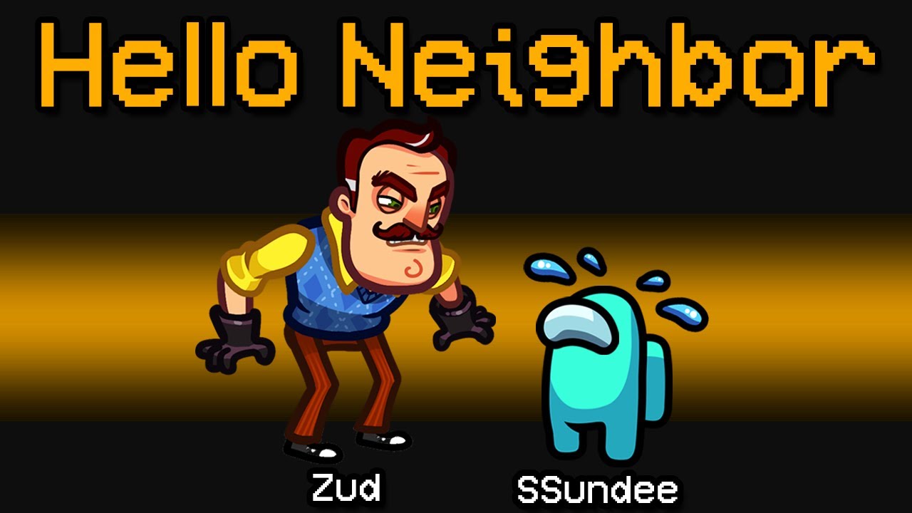 NEW Among Us HELLO NEIGHBOR ROLE?! (Minigame Mod) - YouTube