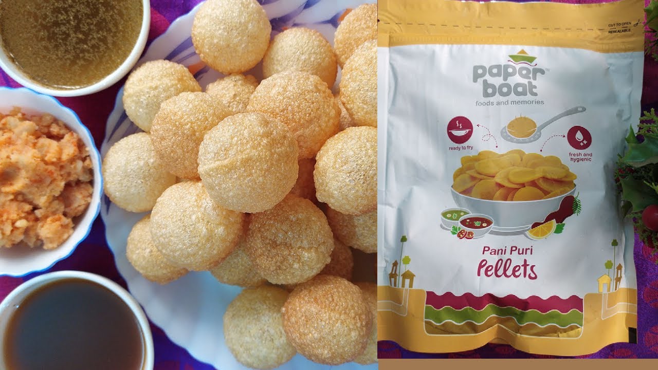 Paper Boat Pani Puri pellets review | Ready made panipuri | Paper Boat ...