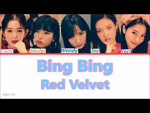 【かなるび】Red Velvet 레드벨벳 「Bing Bing」 Lyrics【JPN.HAN.ROM】Color Coded