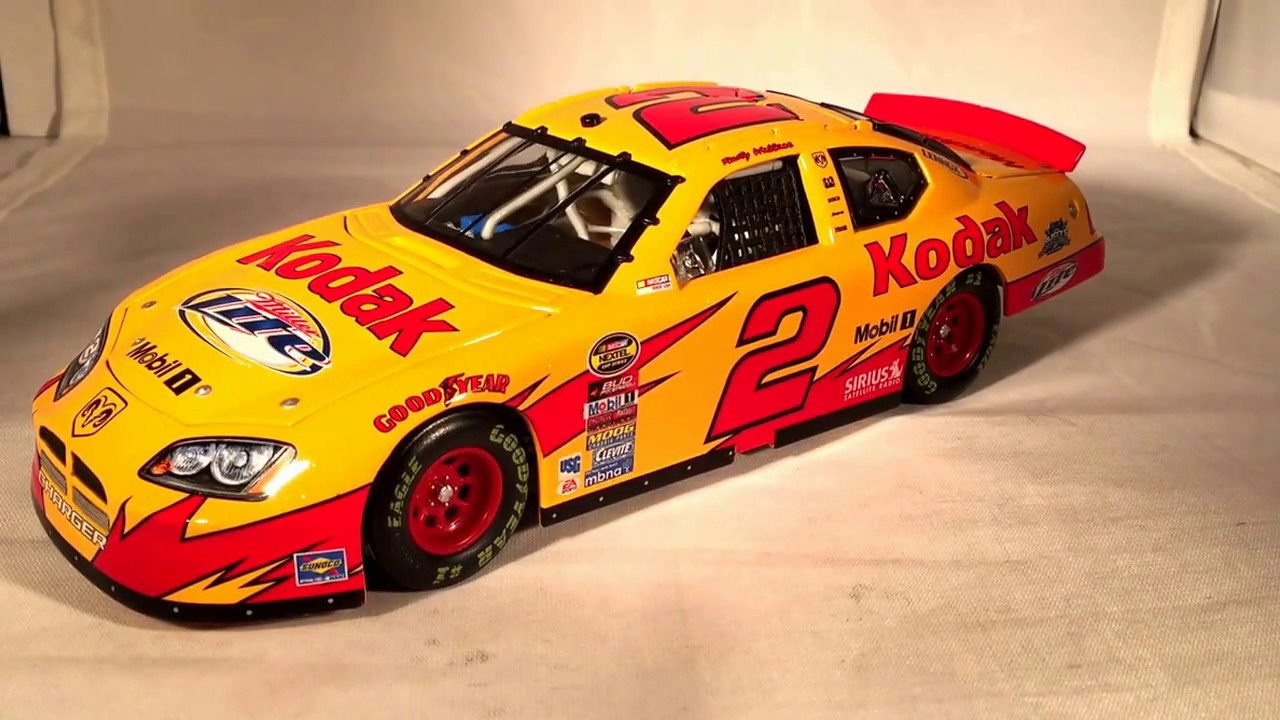 Review: 2005 Rusty Wallace #2 Kodak Dodge 1/24 NASCAR - YouTube