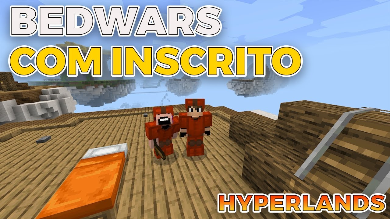 Bedwars Com Inscrito Na Hyperlands - Minecraft Bedrock Bedwars - YouTube