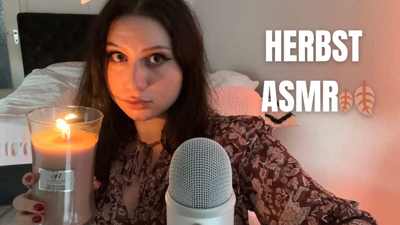 Es ist endlich Herbst 🍂 | German ASMR | Deutsch asmr | Trying german ...