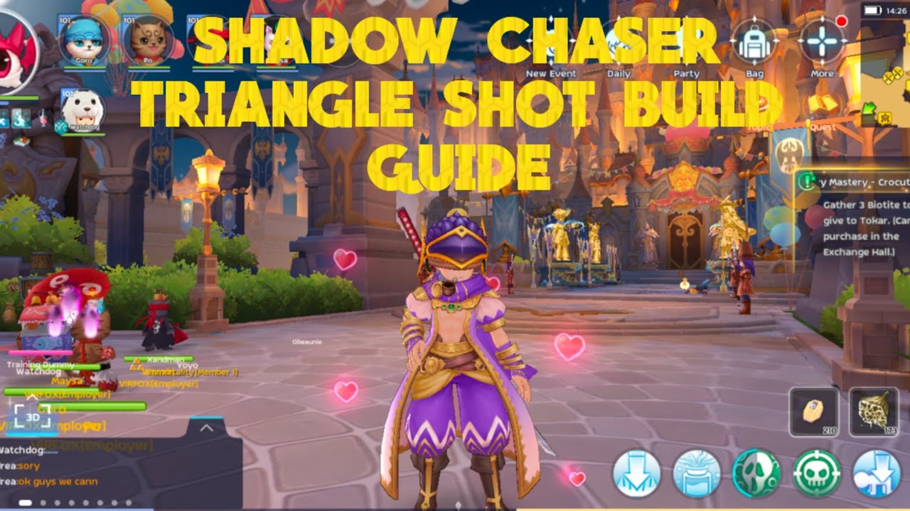 RAGNAROK M CLASSIC: SHADOWCHASER TRIANGLE SHOT BUILD GUIDE - YouTube