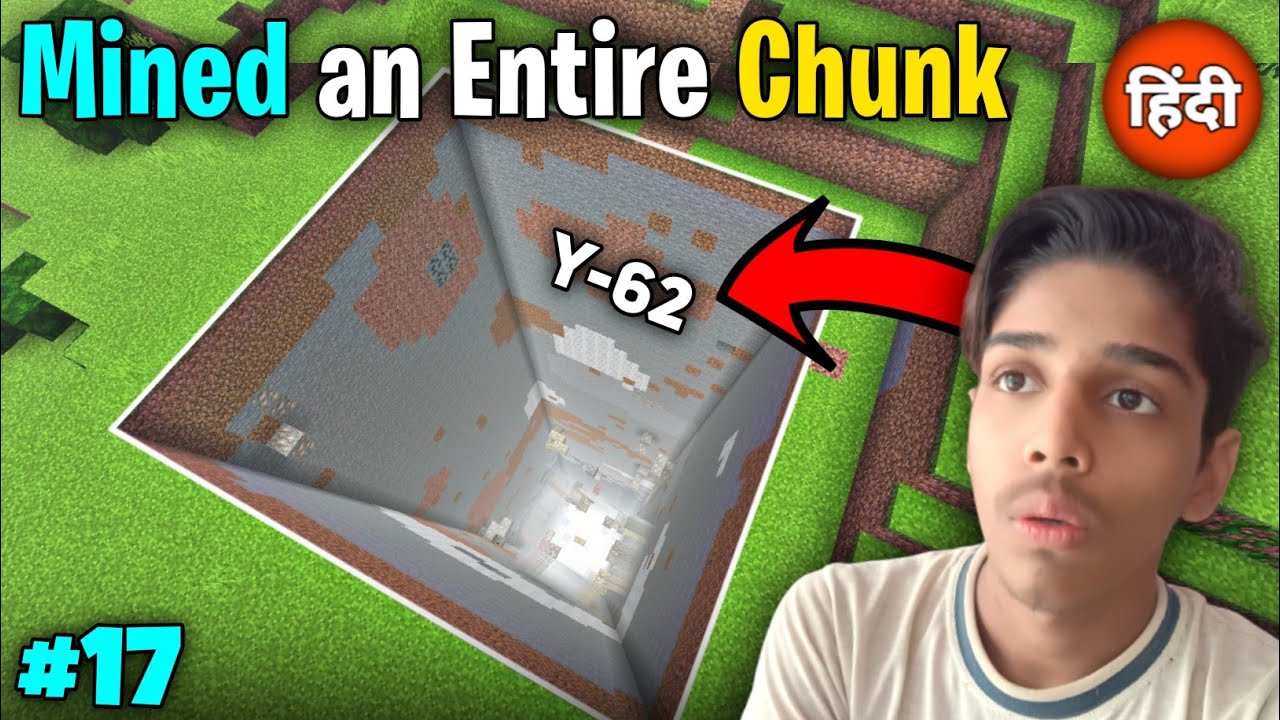 I MINED AN ENTIRE CHUNK IN MINECRAFT 1.19 | MINECRAFT SURVIVAL SERIES ...