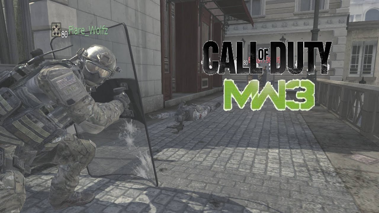 MW3 Riot Shielding MVP Gameplay - YouTube